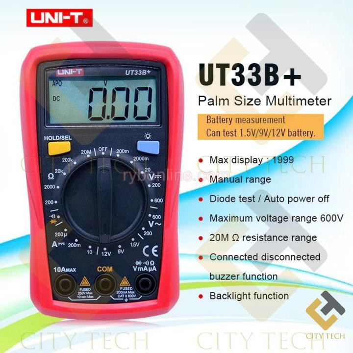 Digital multimeter UNI-T UT33B+